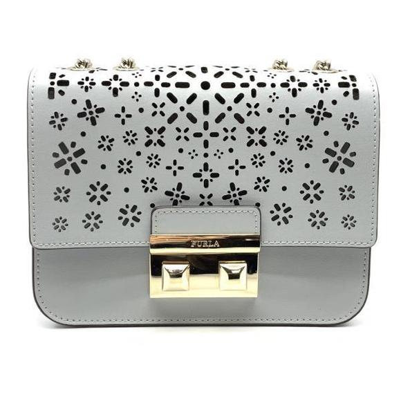 Furla | Bags | Furla Metropolis Punching Push Lock Leather Shoulder Bag ...